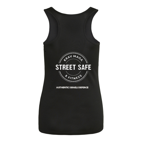 Street Safe Krav Maga & Fitness Black Ladies Vest JC015 – Pinosportswear