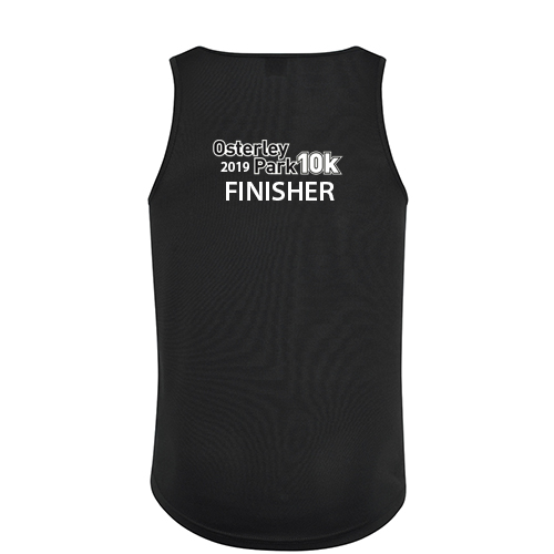 Osterley Park 10K Finisher Black Unisex Vest (JC007) – Pinosportswear