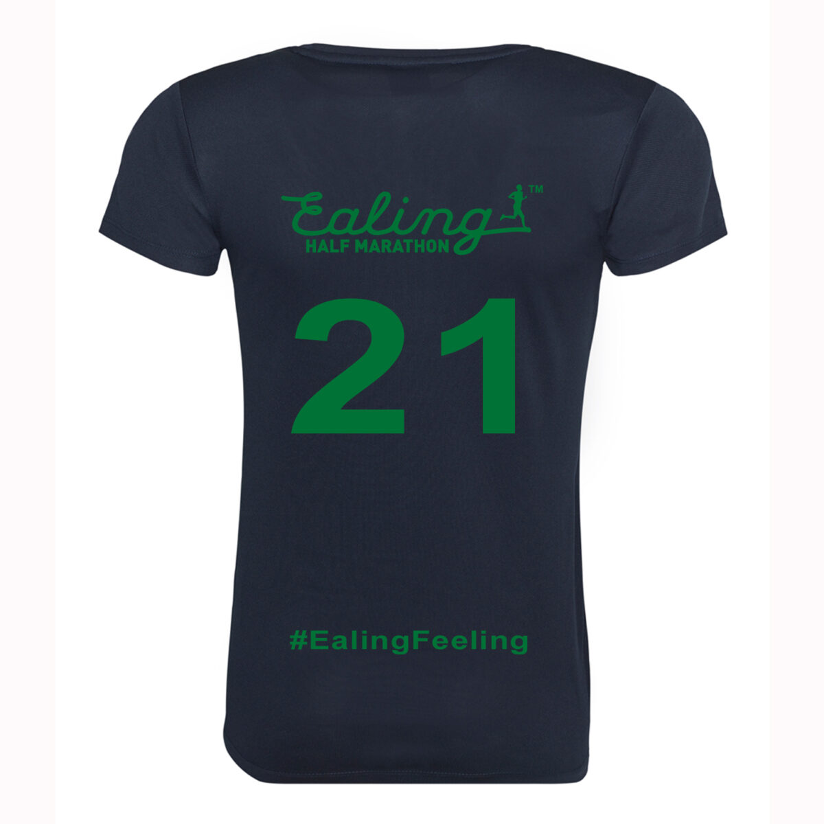 Ealing Half Marathon Virtual Run Unisex Navy Tshirt (JC001 ...